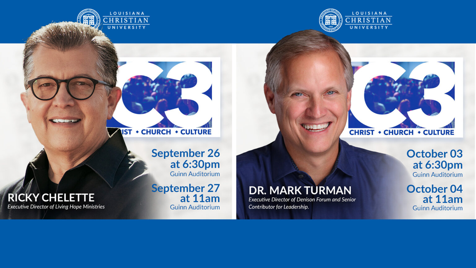 Chelette to speak at LCU’s first Christ, Church, Culture event of ...