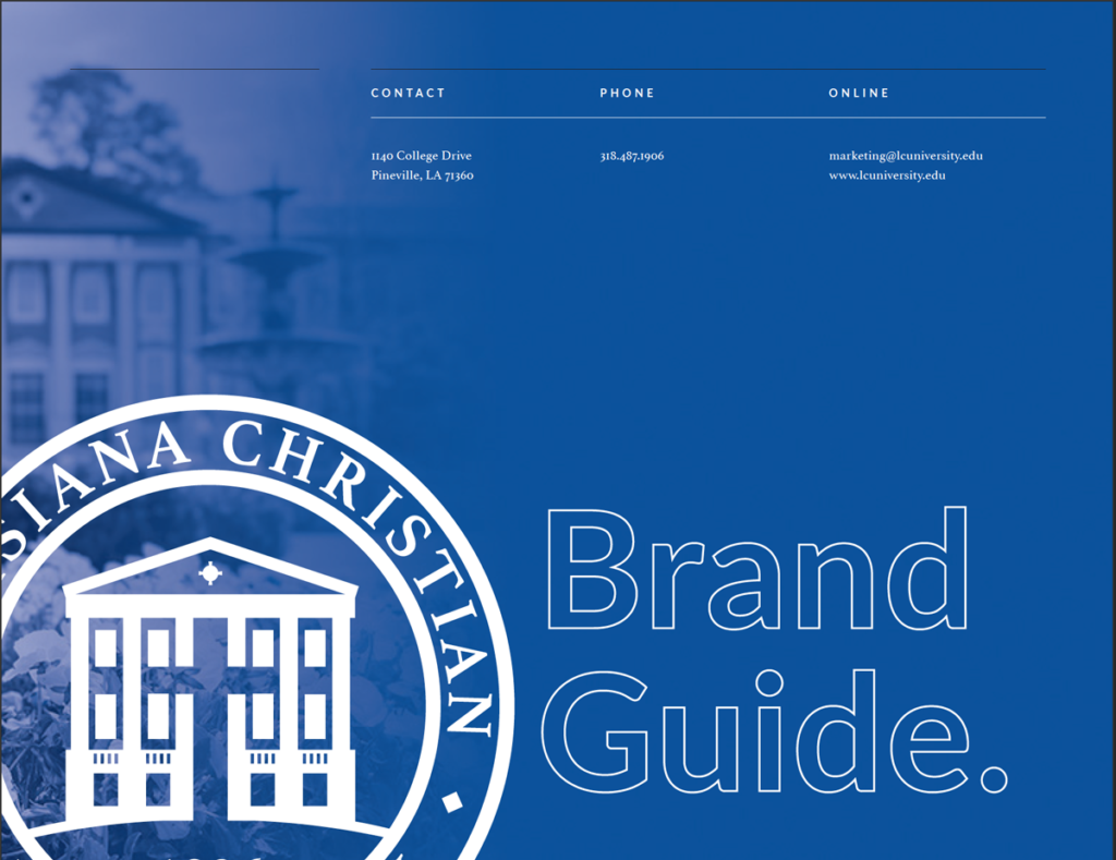 LCU Brand Guidelines – Louisiana Christian University