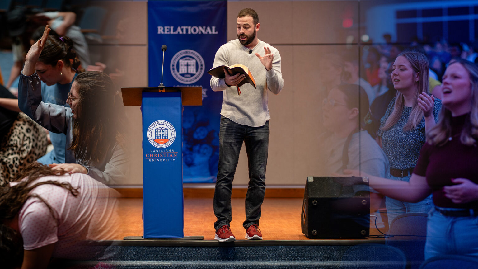 ‘No tests, no testimony,’ Griffon tells LCU students at fall revival ...