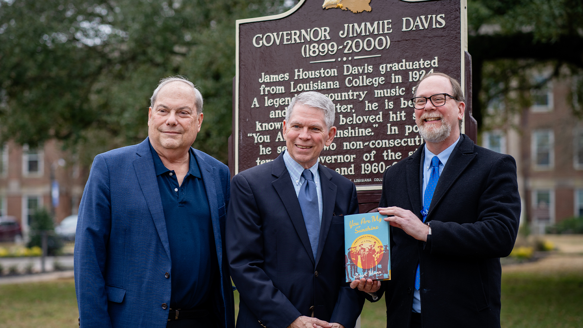 Mann presents LCU with copy of Gov. Jimmie Davis book – Louisiana ...