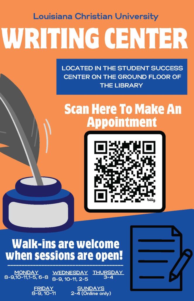 The Writing Center – Louisiana Christian University